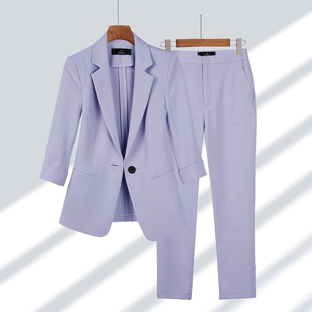 CELINE | BLAZER AND PANTS SET – AZURE MELBOURNE