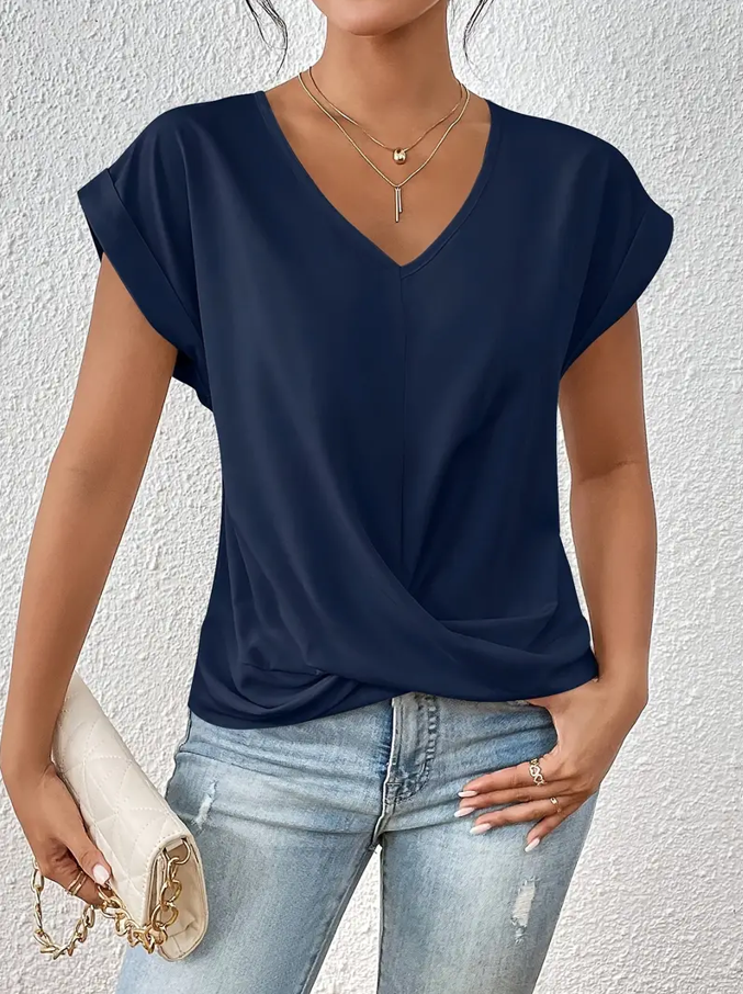 ANNA™ | THE PERFECT V-NECK TOP FOR WOMEN – AZURE MELBOURNE